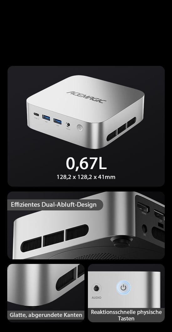 ACEMAGIC K1 AMD Ryzen 3 3300U/4300U/R2544 Mini PC – ACEMAGIC DE