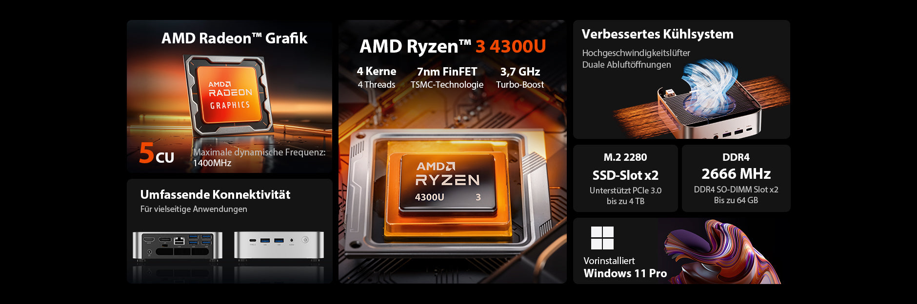 ACEMAGIC K1 AMD Ryzen 3 3300U/4300U/R2544 Mini PC – ACEMAGIC DE