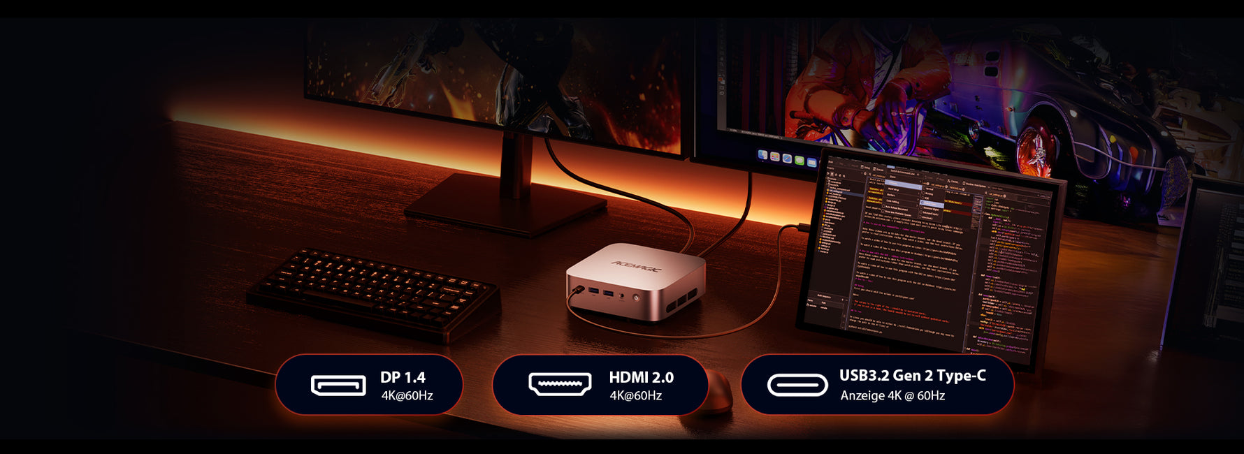 ACEMAGIC K1 AMD Ryzen 3 3300U/4300U/R2544 Mini PC – ACEMAGIC DE