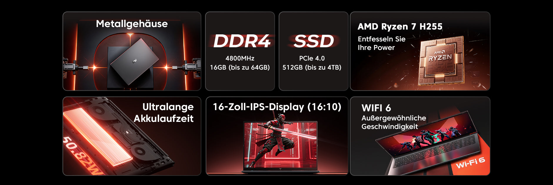 ACEMAGIC ‎RX16 AMD Ryzen 9 6900HX 16" Laptop – ACEMAGIC DE